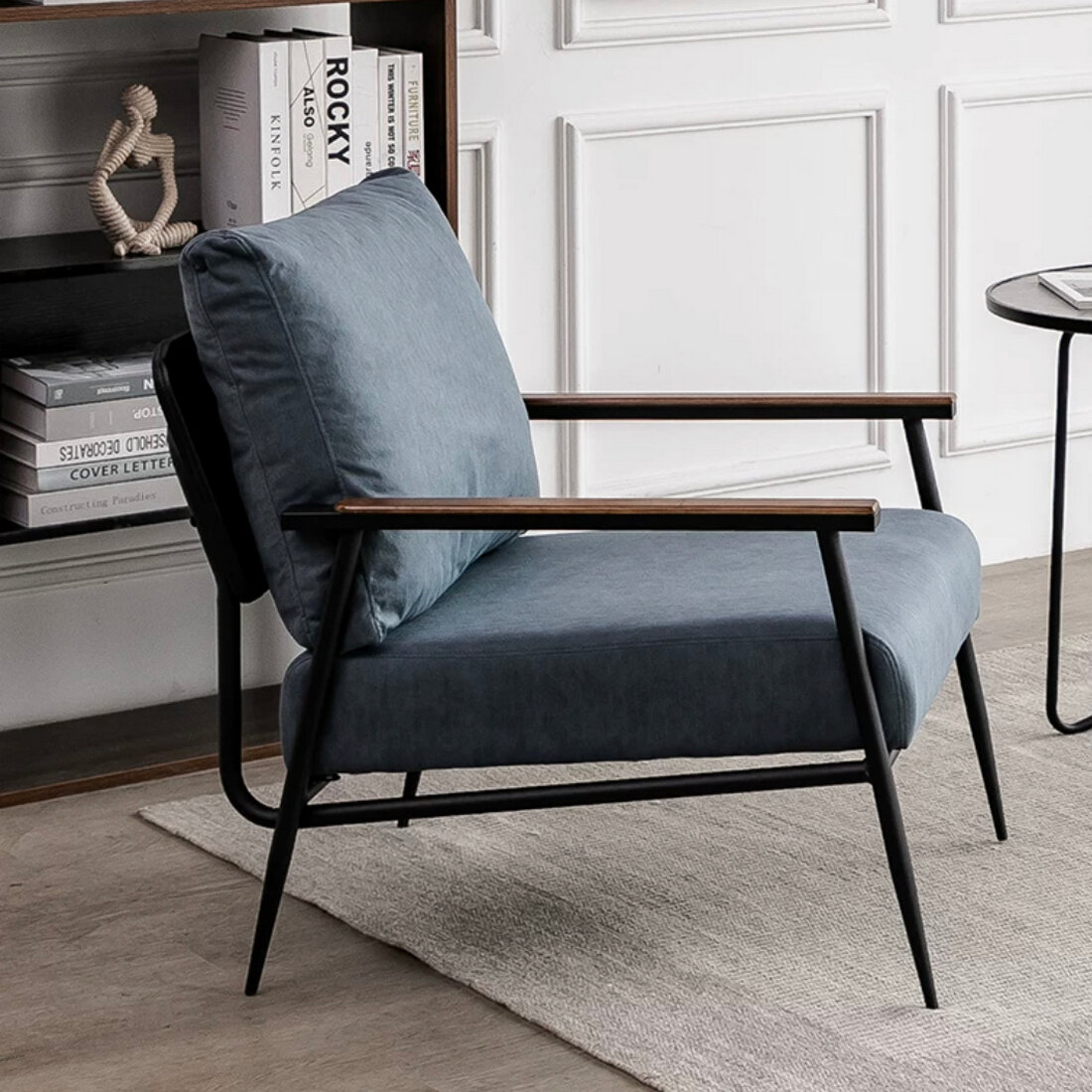 Кресло Wiliston (Кресло ткань микрофибра / синий)