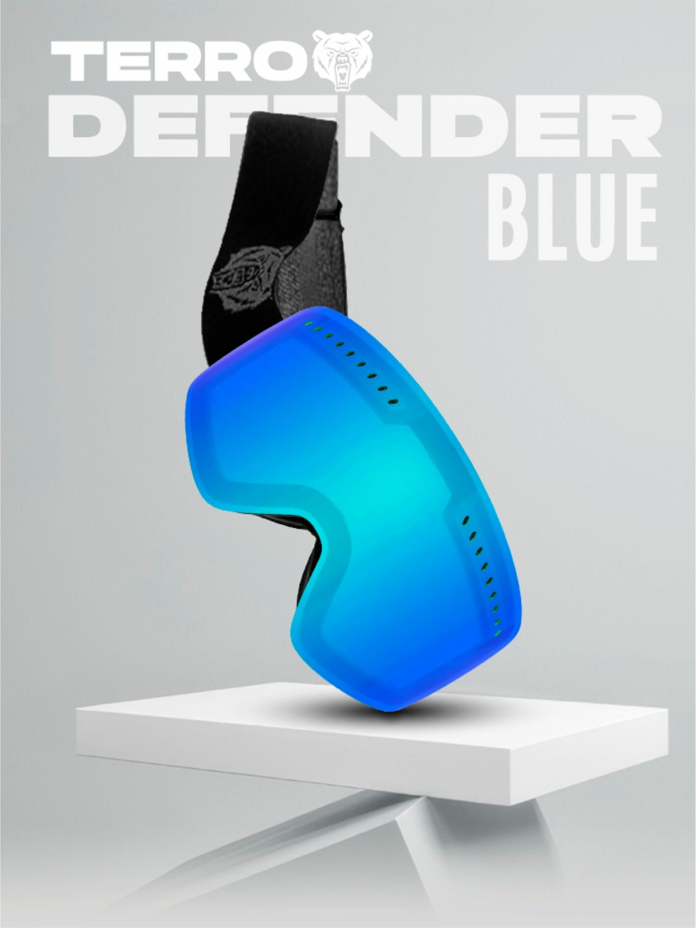 Маска горнолыжная TERROR DEFENDER Blue