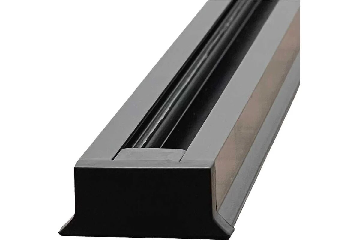 TruEnergy Шинопровод однофазный алюминиевый 1 метр трапециевидный черный 25005