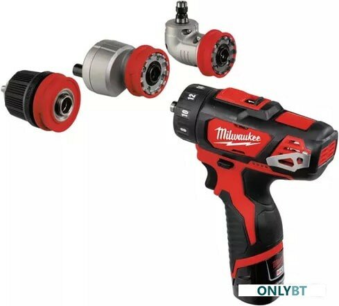 Шуруповерт Milwaukee M12 BDDXKIT-202C 4933447836 (с 2-мя АКБ, кейс)