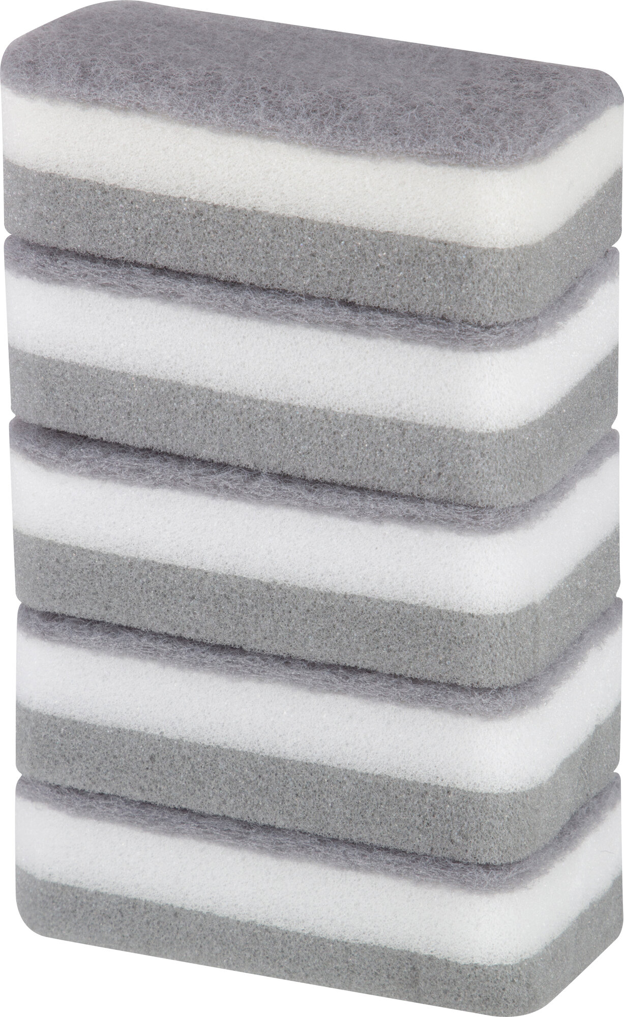 Набор губок для мытья посуды трехслойных KS-03, 5 шт.