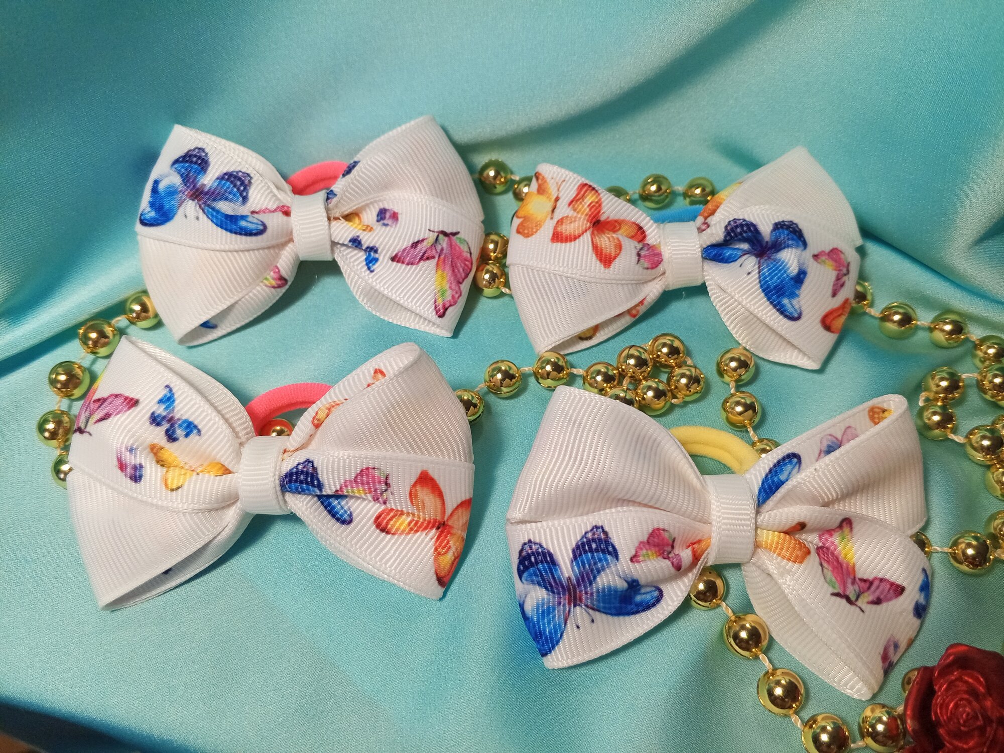 Бантики для волос 4 шт.