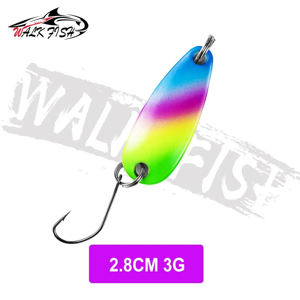 Блесна ложка WALK FISH Type C-3g, 2.8 см, 3 г