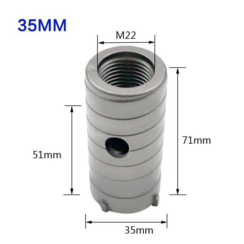 CNHENRY Колонковое буровое долото SDS Plus для бетона 30-160 мм 35mm