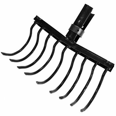 Грабли веерные Домашняя Мода "Стриж" 25х13 см, 9 зубьев заточка на станке, легированная сталь, тулейка диаметр 4-3 см, вес 650 г