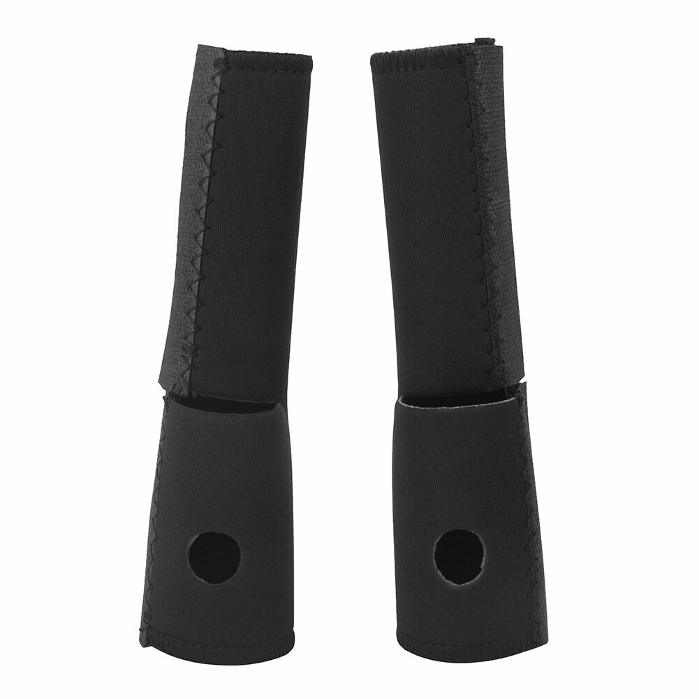 1 пара Черные обмотки для передней вилки велосипеда Защитные чехлы Аксессуары для велосипеда Материал Нейлон Размер Приблизительно 18x15 см Вес Приблизительно 18 г