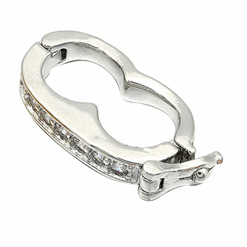 Ожерелье с застежкой застежка инкрустация циркона арахисовая пряжка жемчужина