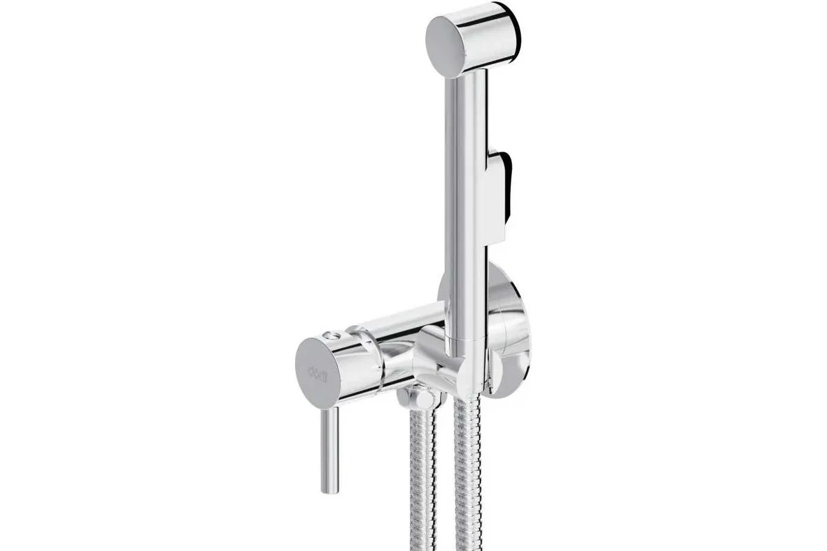 Dorff Logic смеситель с гигиеническим душем, встроенный, цвет хром D3075000