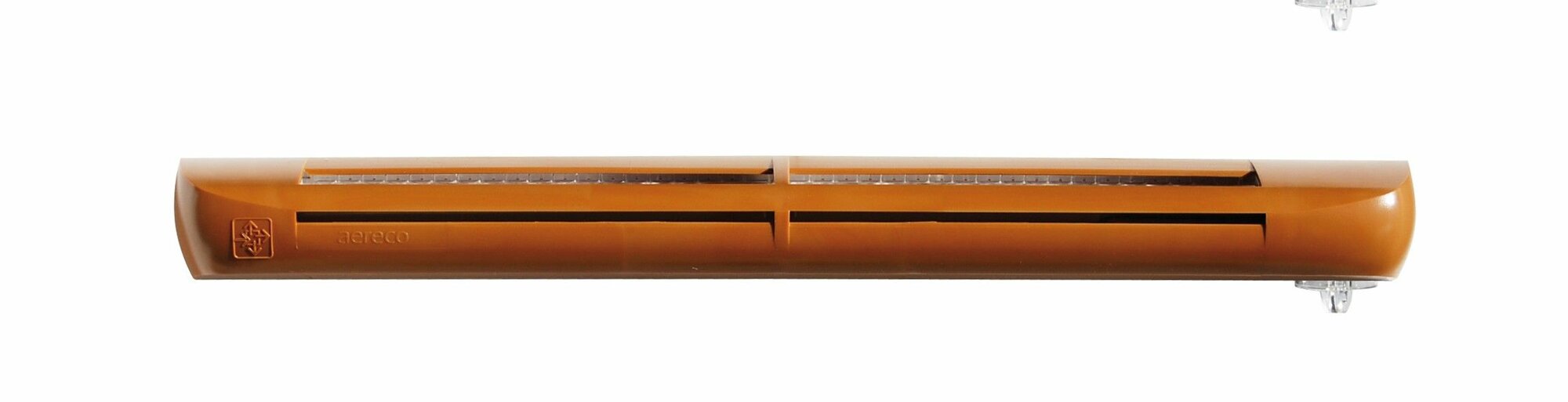 Проветриватель оконный, приточный оконный клапан AERECO EМM, гигрорегулируемый, цвет дуб EHM1279