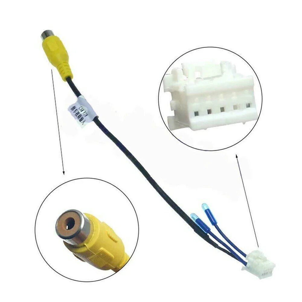 10-контактный видеокабель для камеры заднего вида автомобиля, универсальный провод для подключения камеры заднего вида с автомобильным мультимедийным монитором