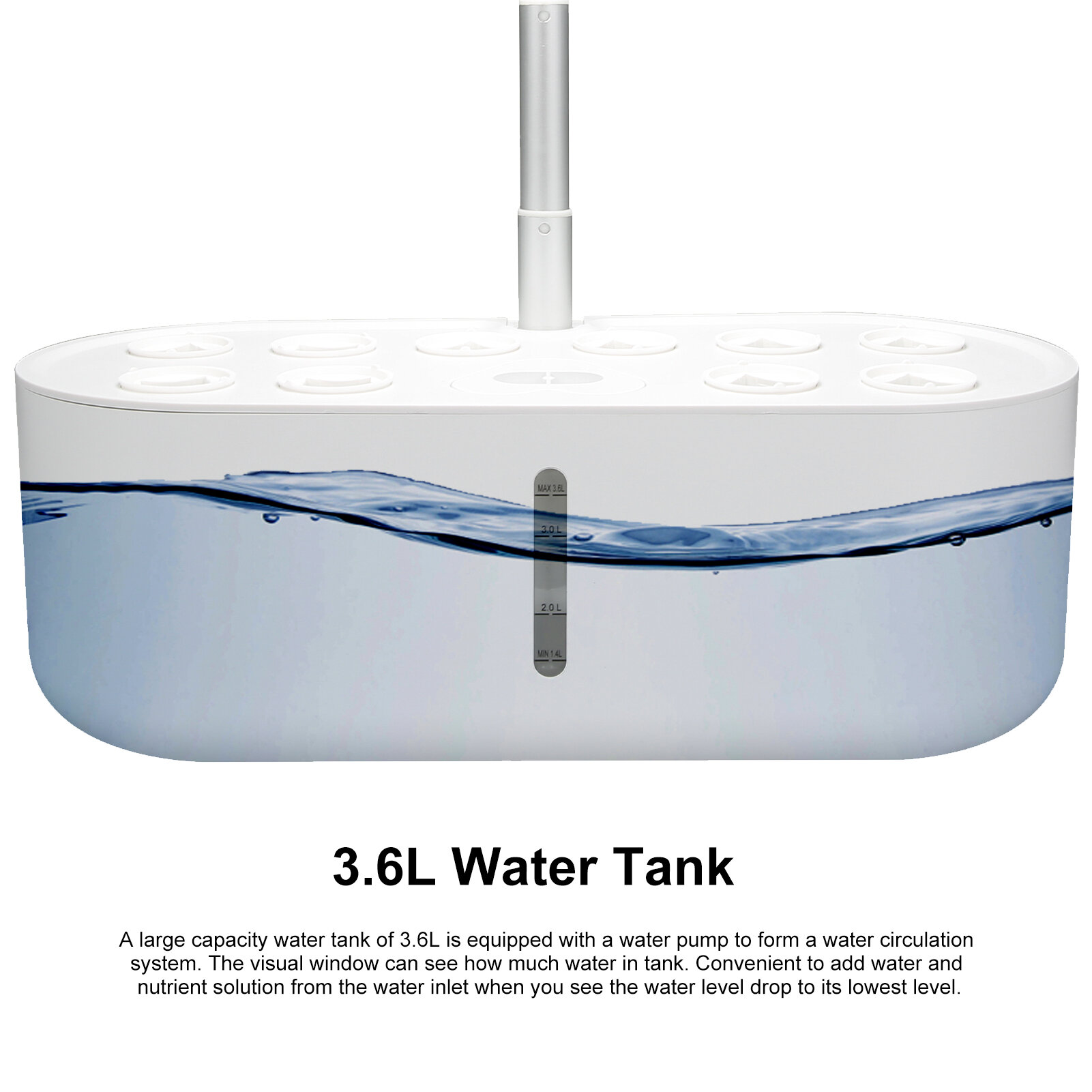 10 стручков гидропонной системы выращивания для внутреннего сада со светодиодным освещением для растений насосная система комплект для стручков с семенами губки для выращивания корзины для выращивания AB питательный раствор