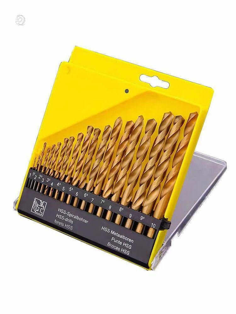 Набор кобальтовых сверл по металлу М35 (17 шт) 2-10 мм