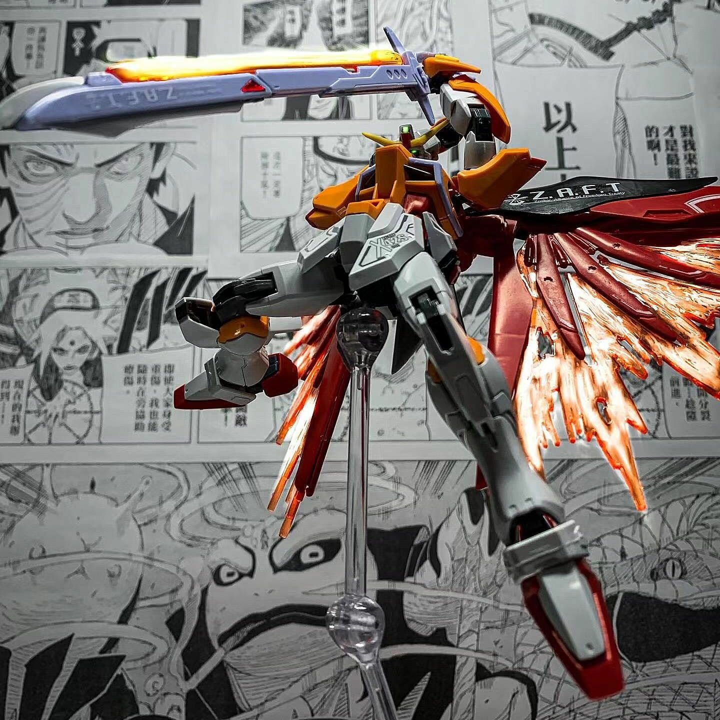 Ywy. горячиеСборная игрушечная модель HG 1:144 Нирвана Gundam, подарок для мальчика, бесплатная подставка, аксессуары для экшн фигурок