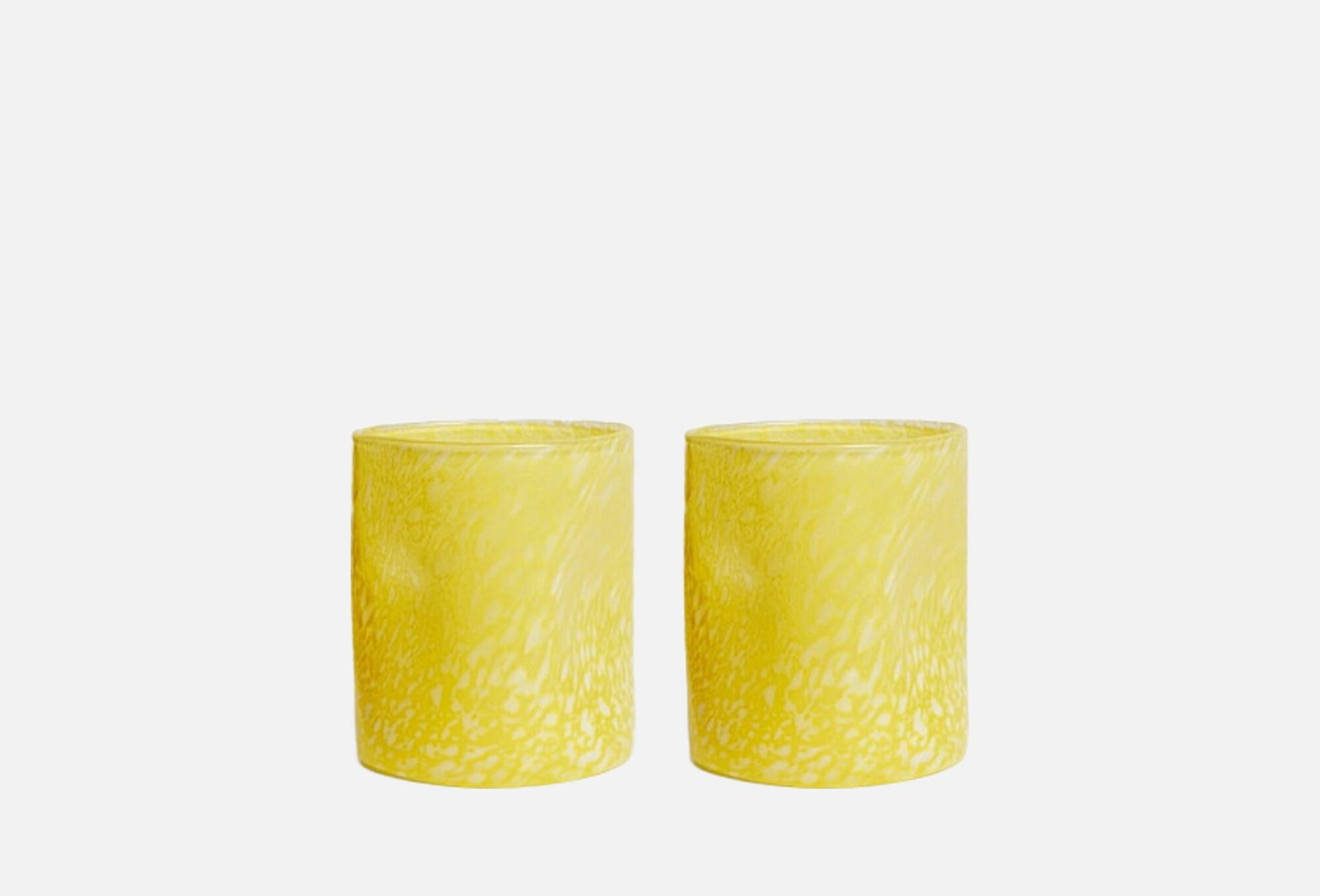 Набор стаканов BITOSSI HOME macchia yellow, 9 см 299 мл