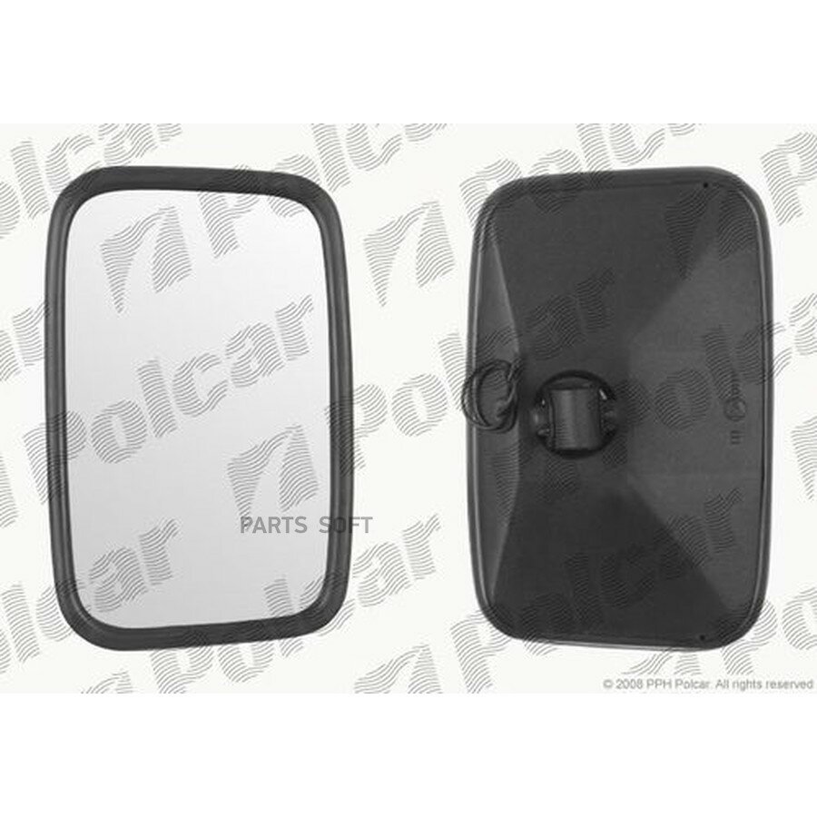 Зеркало внешнее L/R MB 207-410, 77-95 от официального дистрибьютора, POLCAR, артикул 5061512E