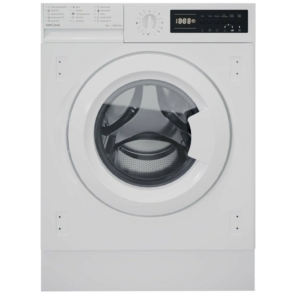 Стиральная машина KRONA Kalisa KRWM108 White