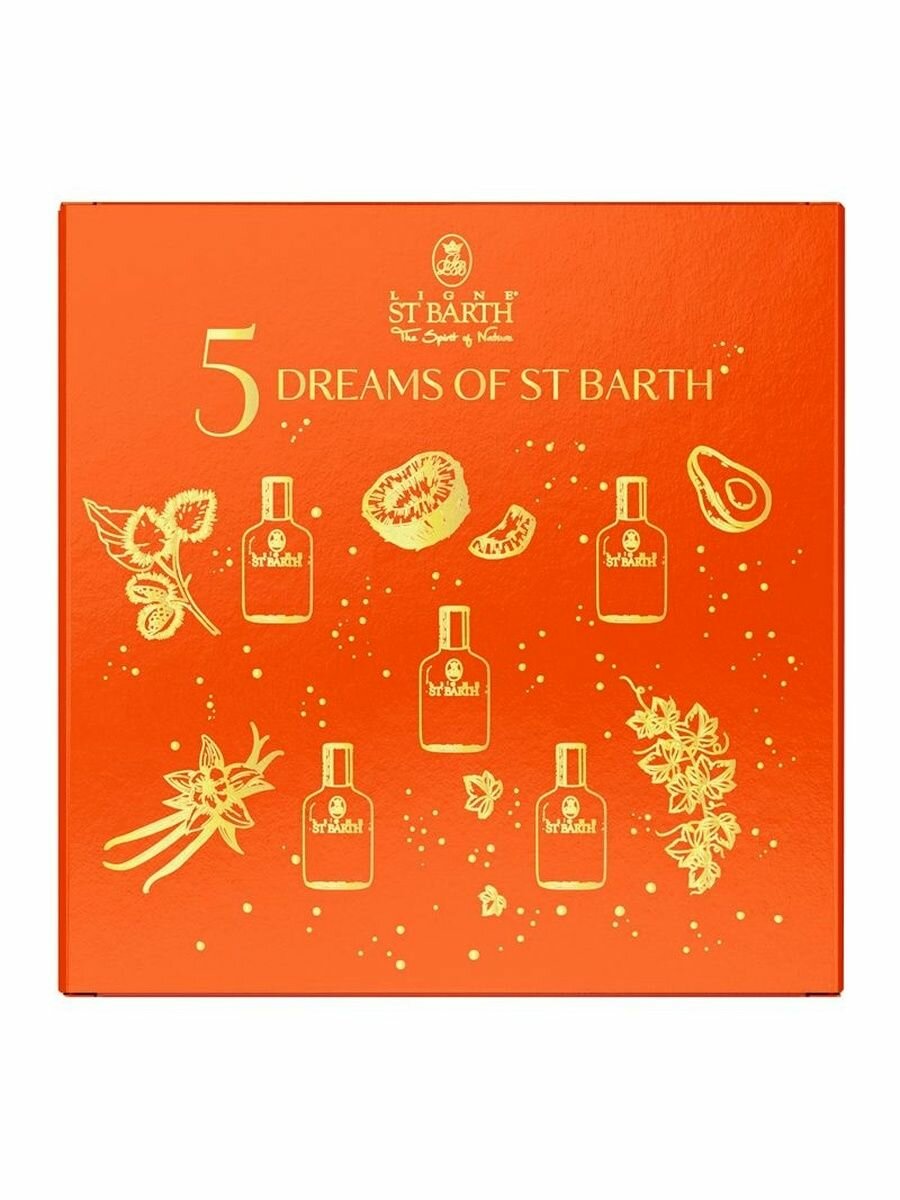 Ligne ST BARTH Лимитированный набор 5 DREAMS OF ST BARTH. Райские ароматы и роскошная текстура.