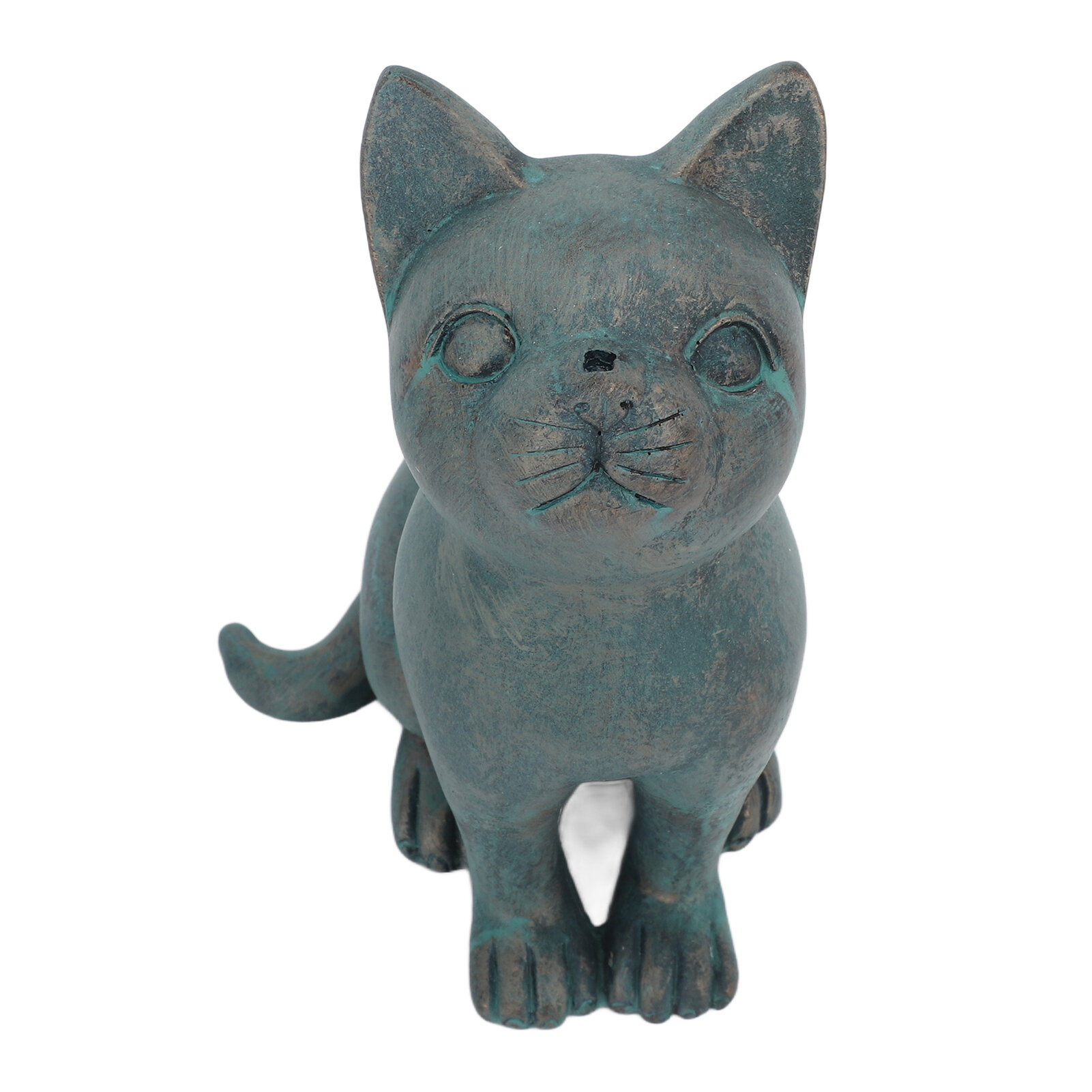 Открытый садовый декор, смола, садовая скульптура на Хэллоуин, статуя для дома, фигурки, уличный двор, патио, газонные украшения, кошка