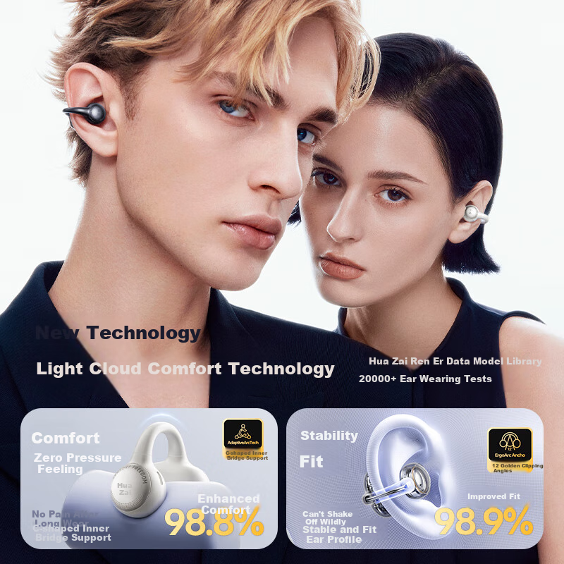 Беспроводные наушники Edifier Flame S Bluetooth Headphones, цвет Black