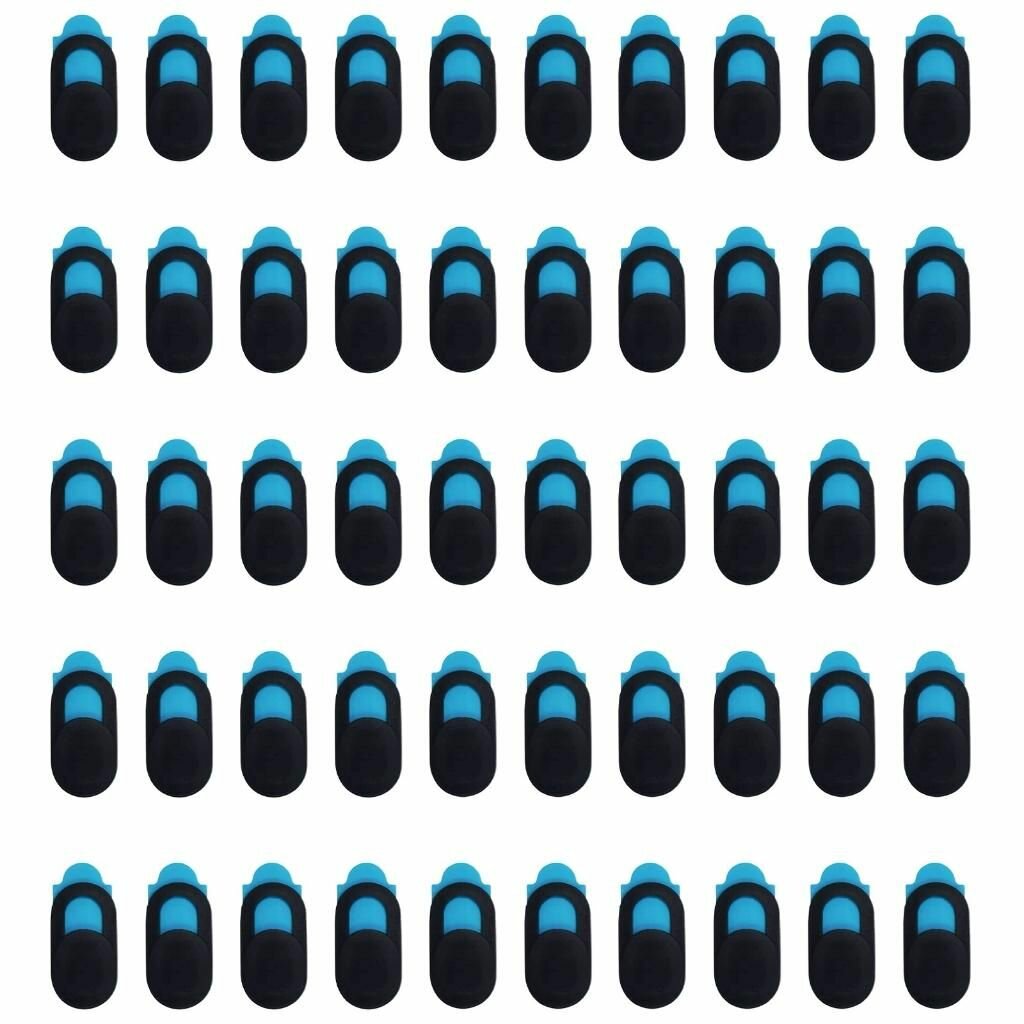 Защитная крышка для веб-камеры ПК, планшета и смартфона, 50 шт, Черный