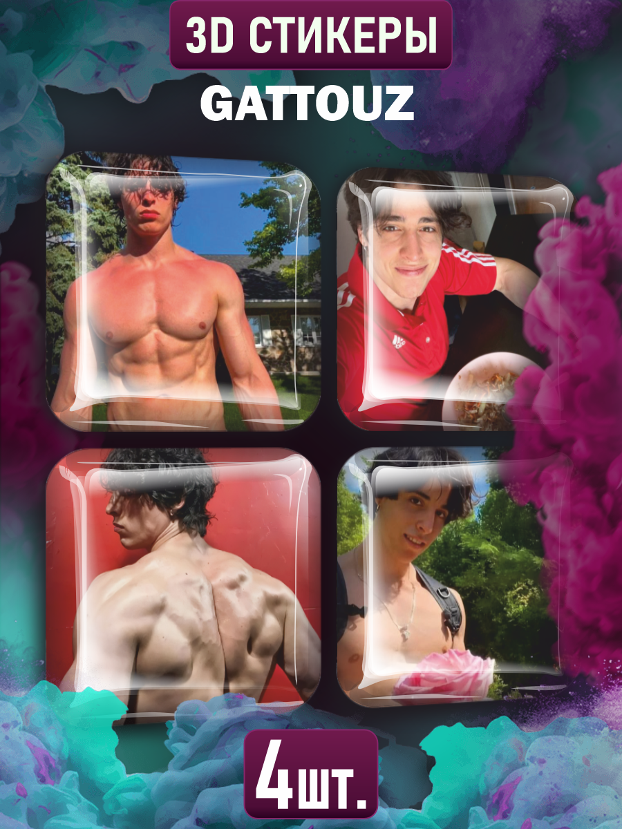 Наклейки на телефон 3D Gattouz0 актер