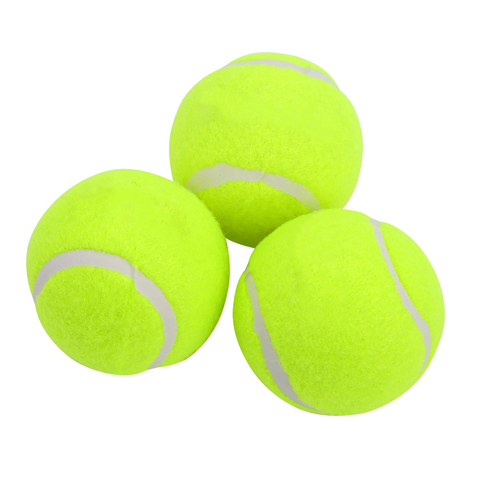 Tennis Ball, Training 3 Pcs Yellow Prctice Balls Ball Entertainment for Exercises