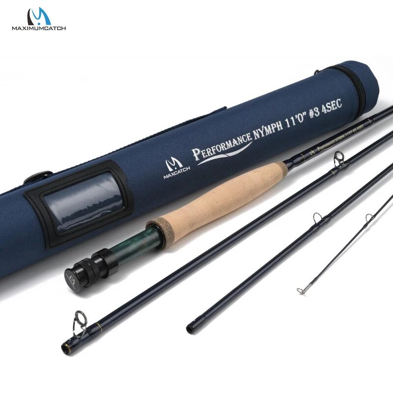 MAXIMUMCATCH 10/11 футов 2/3/4 Вт Нимфазная удочка 10FT 2WT 4SEC