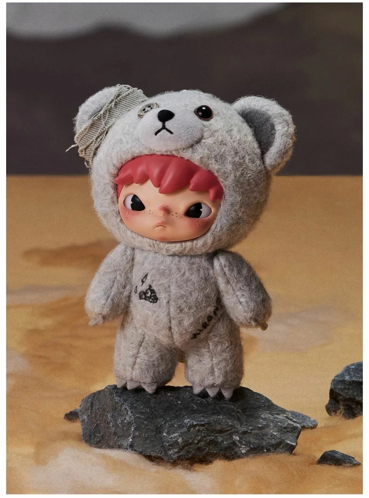 Коллекционная фигурка Слепая коробка POP MART Hirono Road Journal Series-Plush Doll Pendant Blind Box