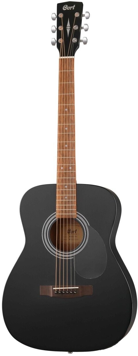 AF510E-BKS-WBAG Standard Series Электро-акустическая гитара, с чехлом, цвет черный, Cort
