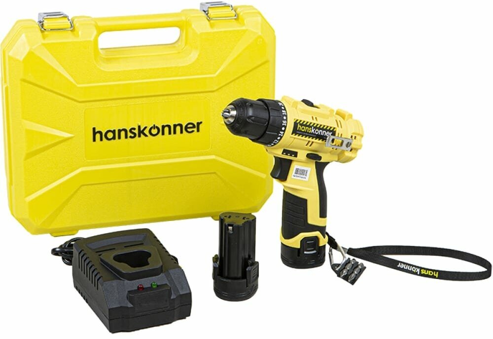 Аккумуляторная дрель Hanskonner HCD1230R