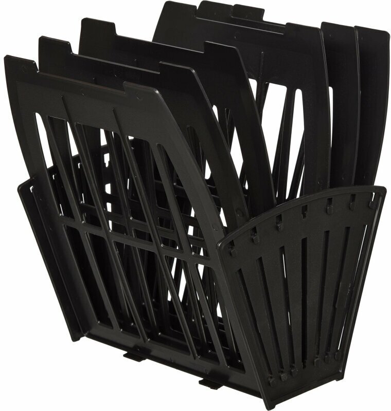 Attache Лоток вертикальный для бумаг, Веер, 5 отделений, 6 секций, черный