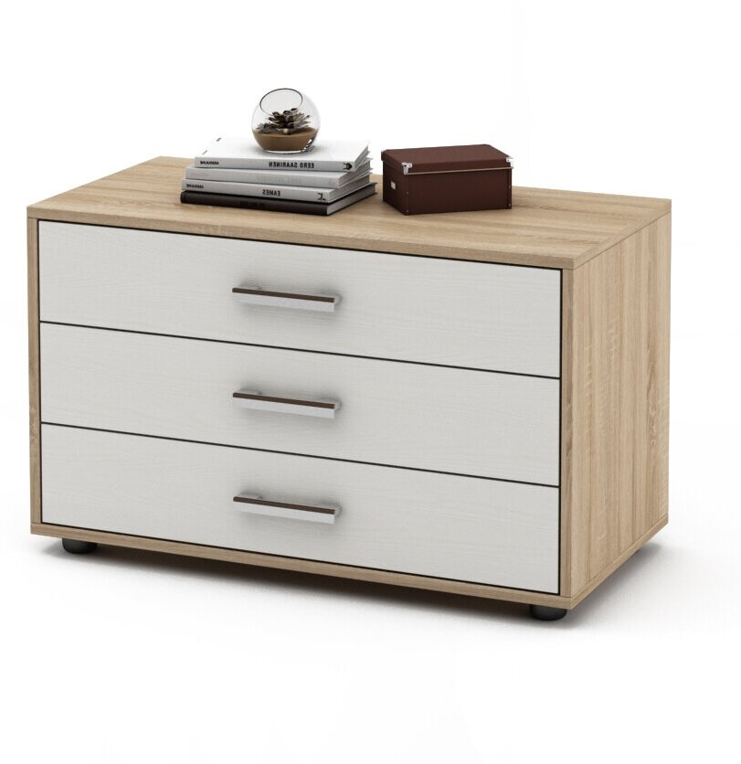 Комод для одежды с ящиками "Остин (Ливерпуль)" 5, современный стиль, 3 ящика, с ножками, для гостиной/спальни/прихожей