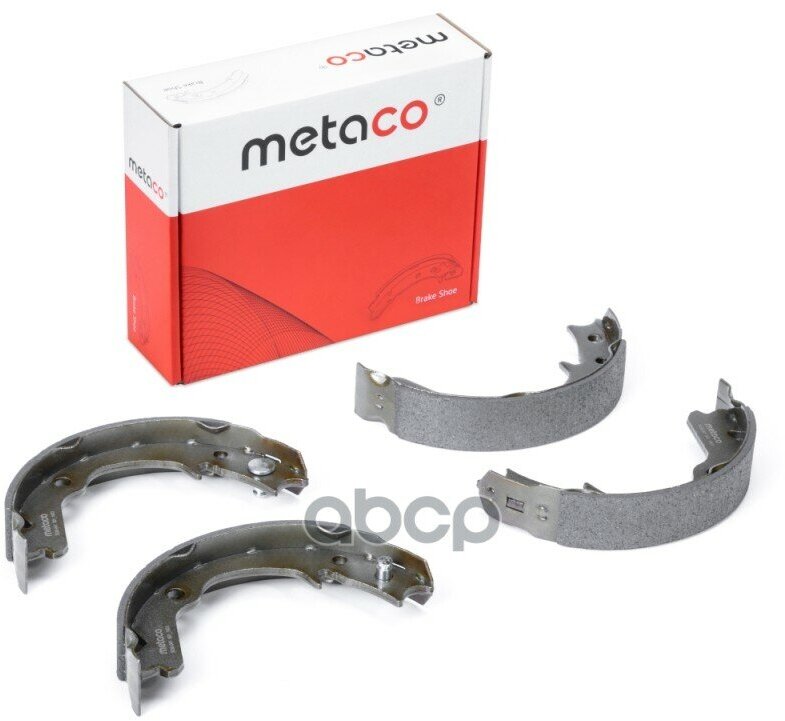 Колодки ручного тормоза к-кт Subaru Forester (S11) (2002-2007), Subaru Impreza (G11) (2000-2007) METACO арт. 3030-041