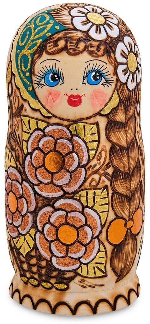Матрешка 5м "Ксенья" A2175013 Народные промыслы, Дерево липа, краски