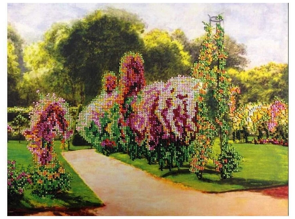 Набор для вышивания бисером FeDi "Французский парк"