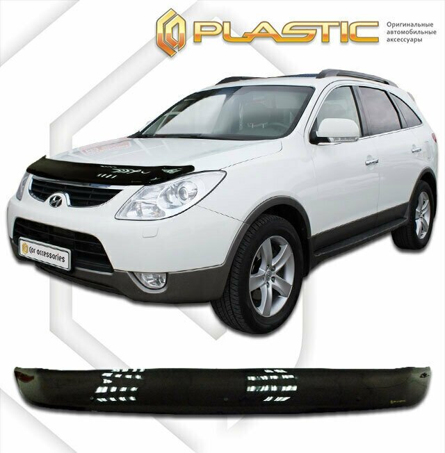 Дефлектор капота для Hyundai ix55 2006-2013 Classic черный