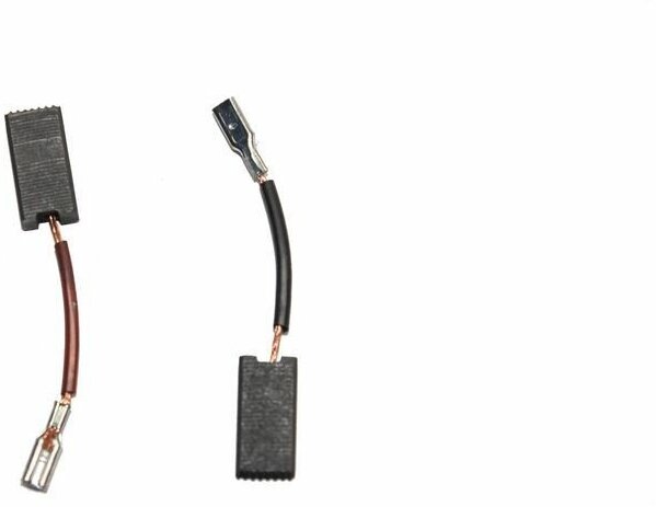 Угольная щетка №696 Hitchi в комплекте 2 шт для перфораторов и различных электрических инструментов, клемма-мама (6,5x9x17)