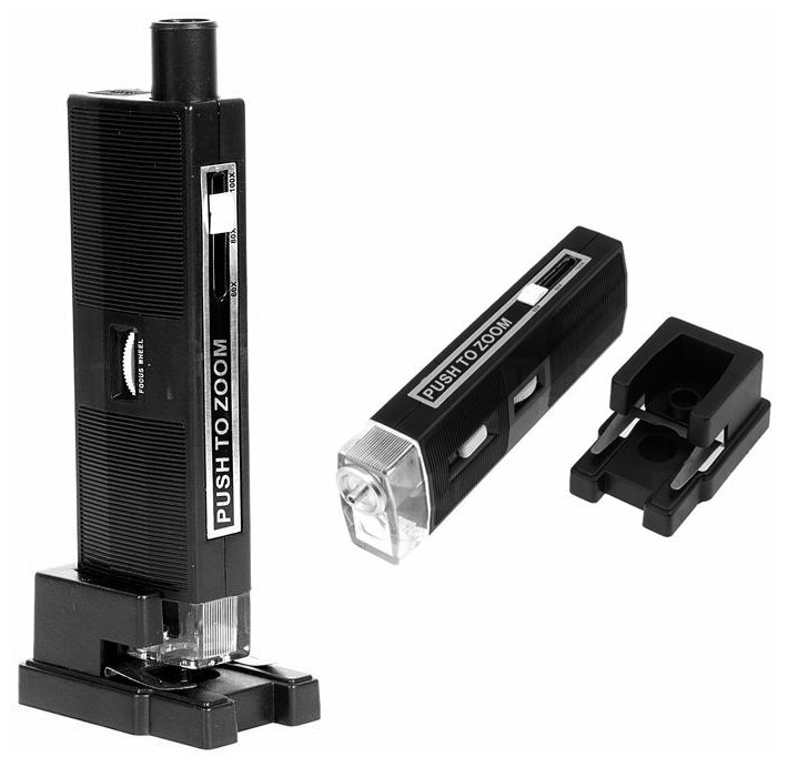 Микроскоп карманный ANYSMART 60–100x, с подсветкой (75017)