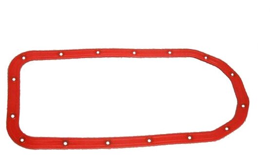 Прокладка поддона картера для ВАЗ 2108,2190 с метал. шайбами красный силикон Drive CS-20