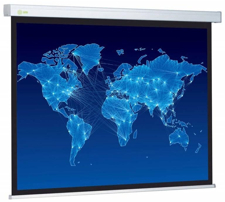 Экран настенный Cactus Wallscreen CS-PSW-150x150, 150x150см, 1:1, белый