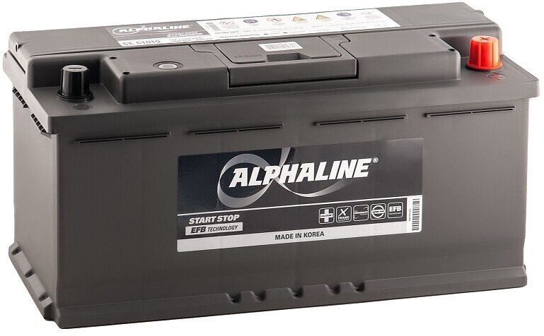 Аккумулятор автомобильный AlphaLINE EFB UMF61010 6СТ-110 обр. 393x175x190