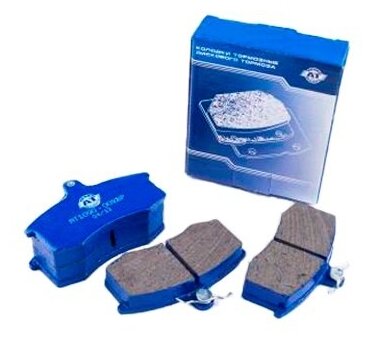 Колодки тормозные передние 2108-15, Калина, Приора, Гранта AT1090-008BP АТ