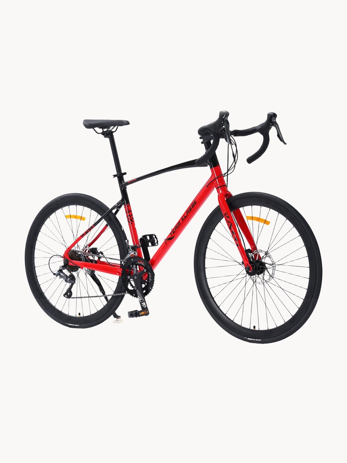 Велосипед Team Klasse MA-2-C, шоссейный, 16 скоростей, диаметр колес 28", рама 51 см, черный, красный