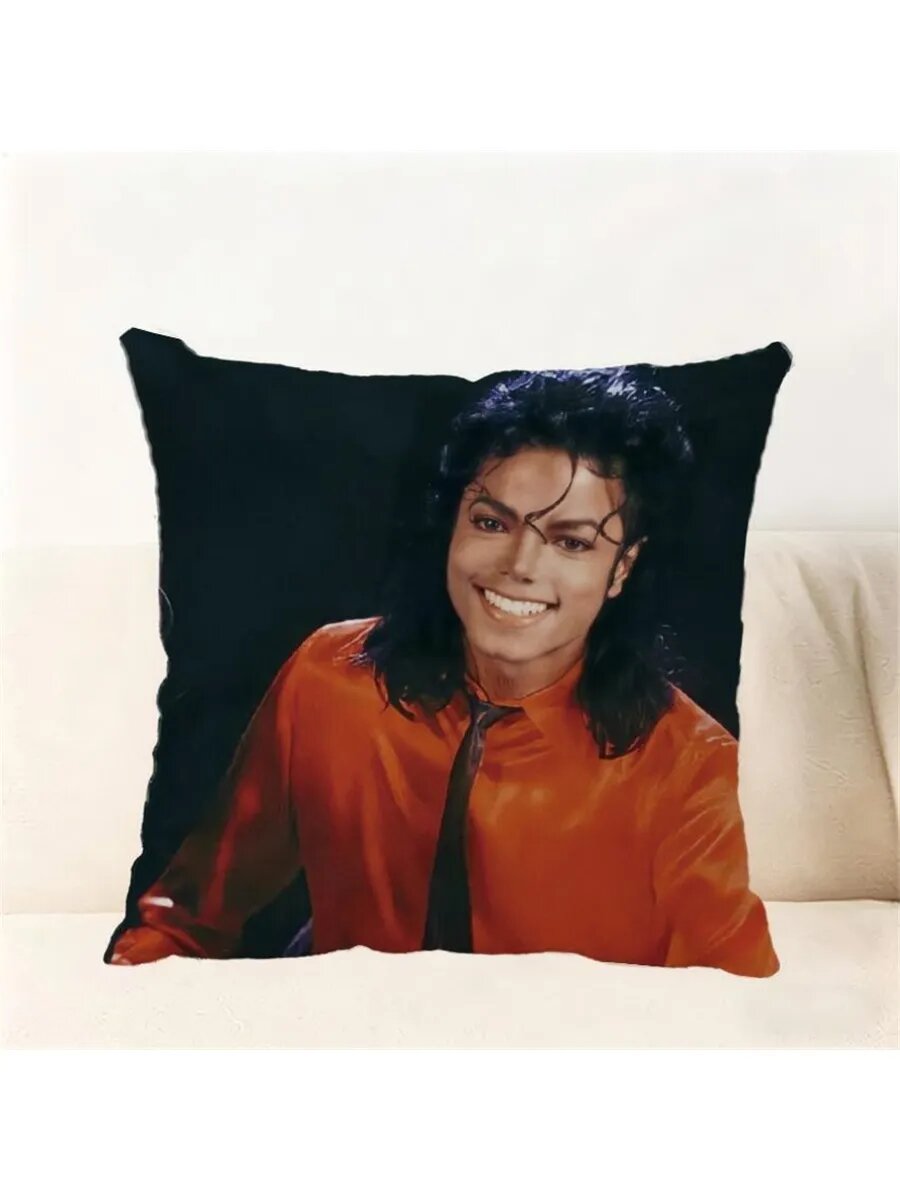 Наволочка Michael Jackson подушка на диван45x45 декоративная