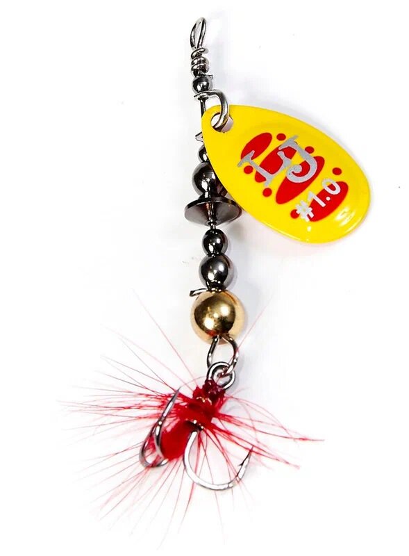 Блесна вращающаяся Lucky John Bonnie Blade цвет 010, 4.3 г, размер 2.0