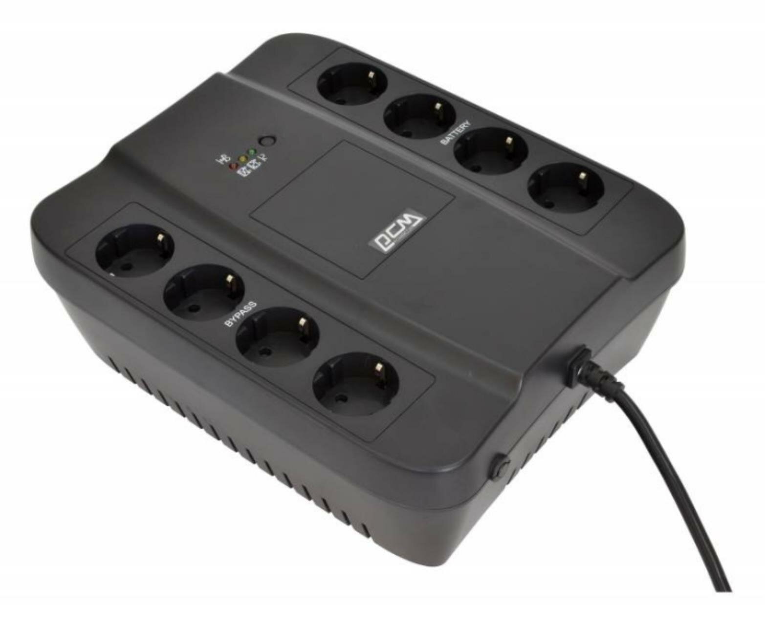 Источник бесперебойного питания Spider SPD-650N 390Вт 650В. А черн. POWERCOM 332714
