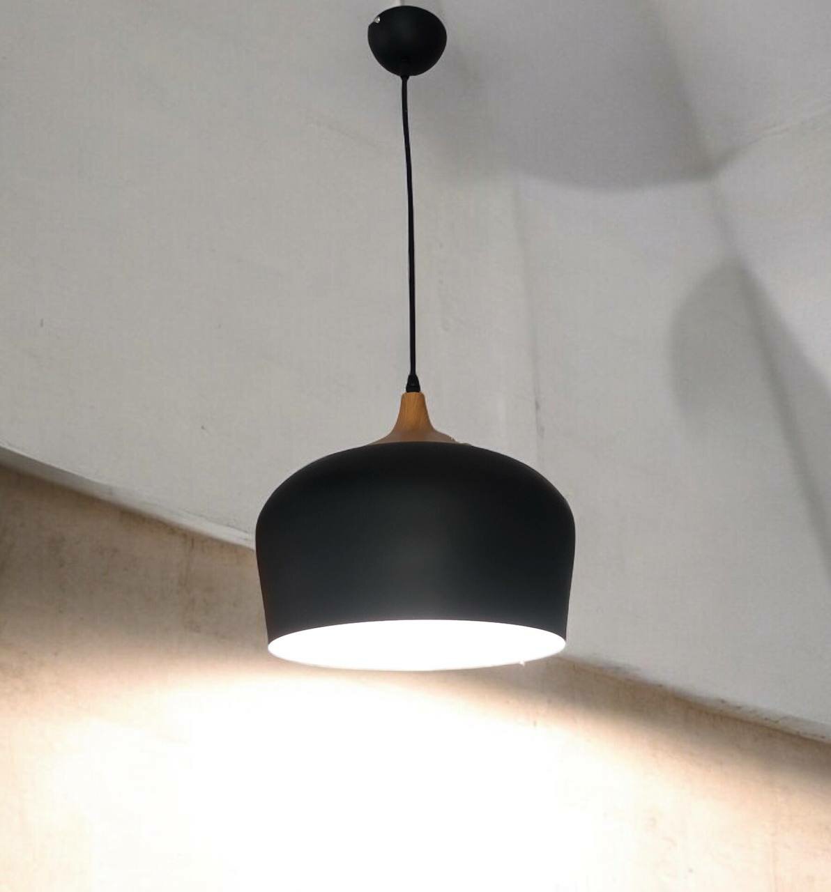 Люстра подвесная потолочная светильник лофт 7918-D300-BK, Е27*1, LUCETY, площадь освещения 15 кв. м.