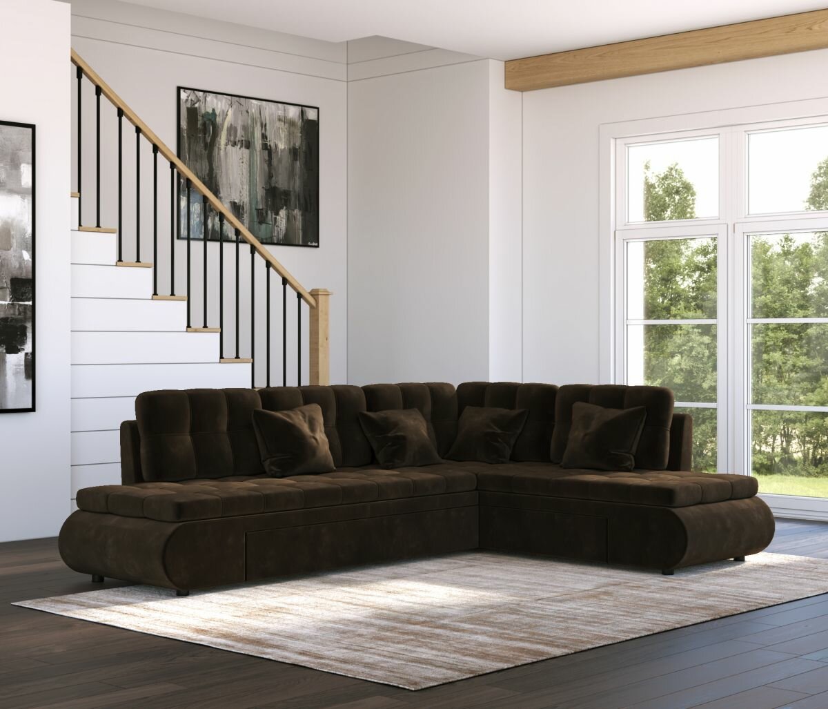 Диван угловой Степ