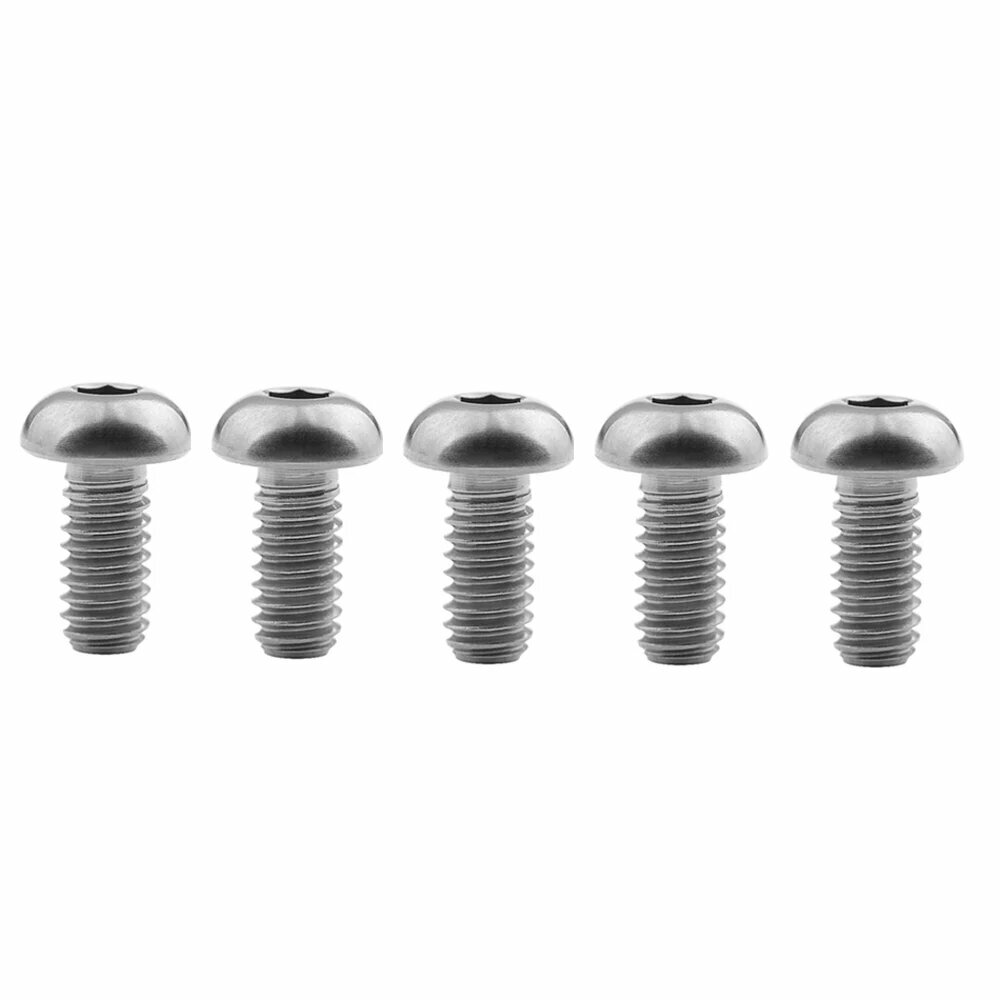 Титановые болты Wanyifa M4 x 6 8 10 12 15 20 мм 5 шт. Titanium, 15 мм