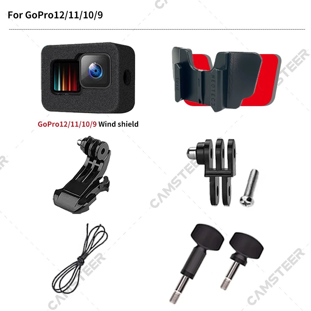 Крепление на шлем SHOEI Neotec 3 для GoPro 13 12 11 10